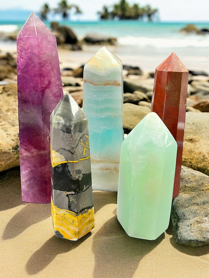Crystal Towers & Gemstone Points | Energy Tools & Altar Decor – Raven’s ...