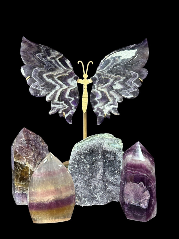 Purple Crystals for Crown Chakra & Astrology | Spiritual Healing Stones ...
