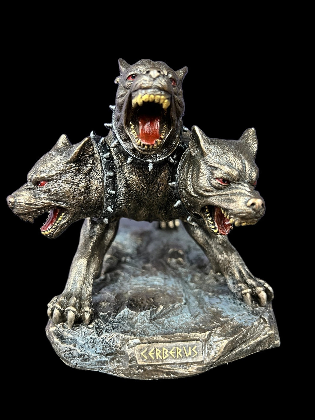 Cerberus Greek Mythology Three-Headed Hound of Hades Statue with Snake ...